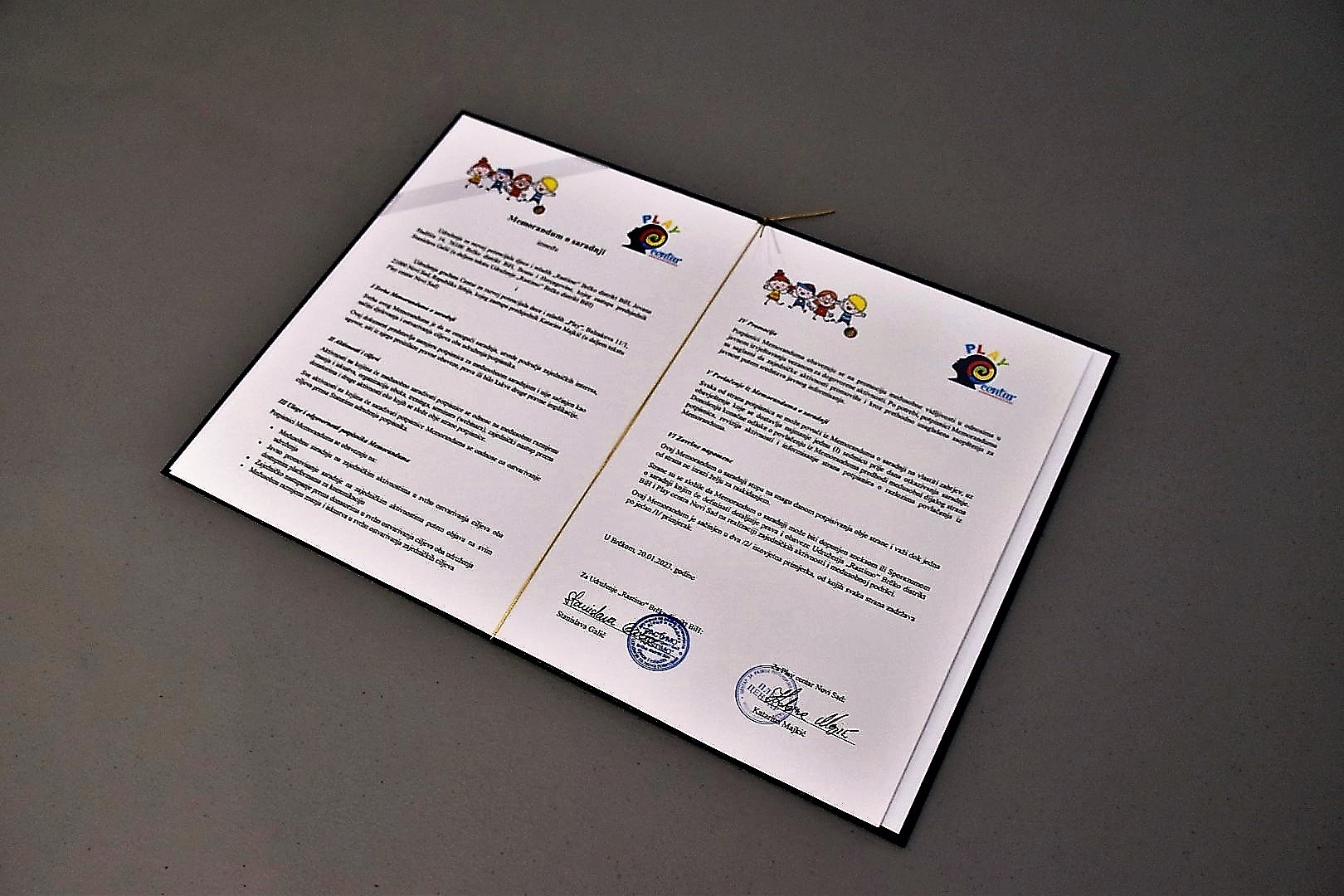 Memorandum o saradnji - Udruženje Rastimo